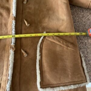 Source Unknown | Jackets & Coats | 96s Shearling Suede Barn Coat | Poshmark